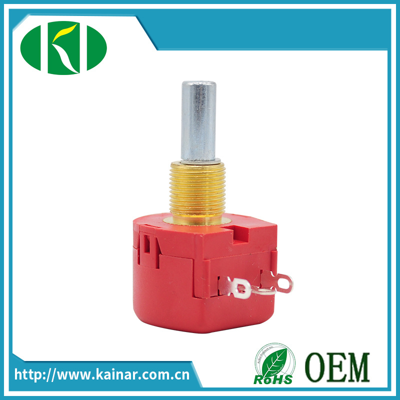 Wx118 Long Shaft 5k 10k Precision Single-Turn Wirewound Potentiometer ...