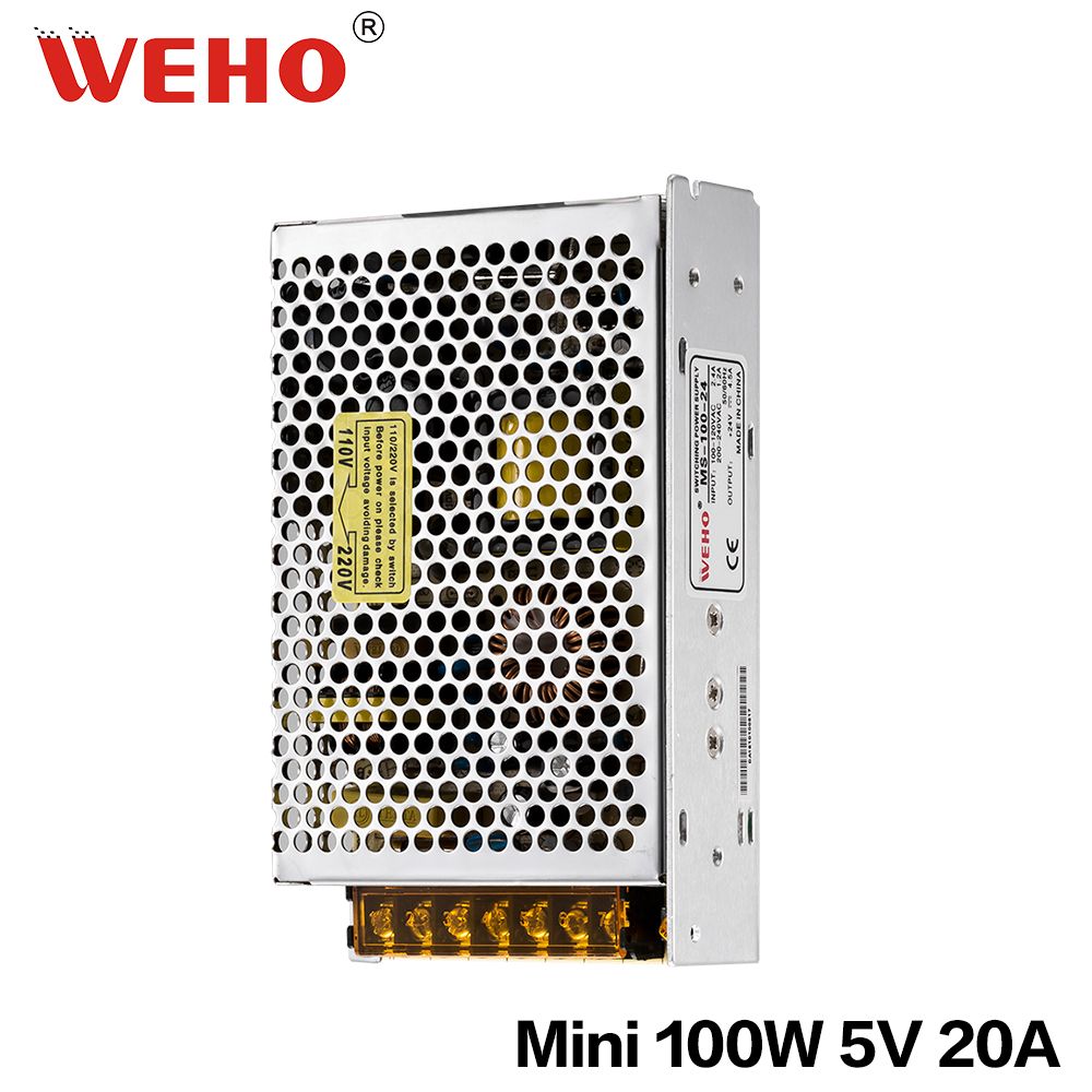 100W 5V Switching Power Supply AC 220V to DC 5V 20A Power Supply - 100W ...