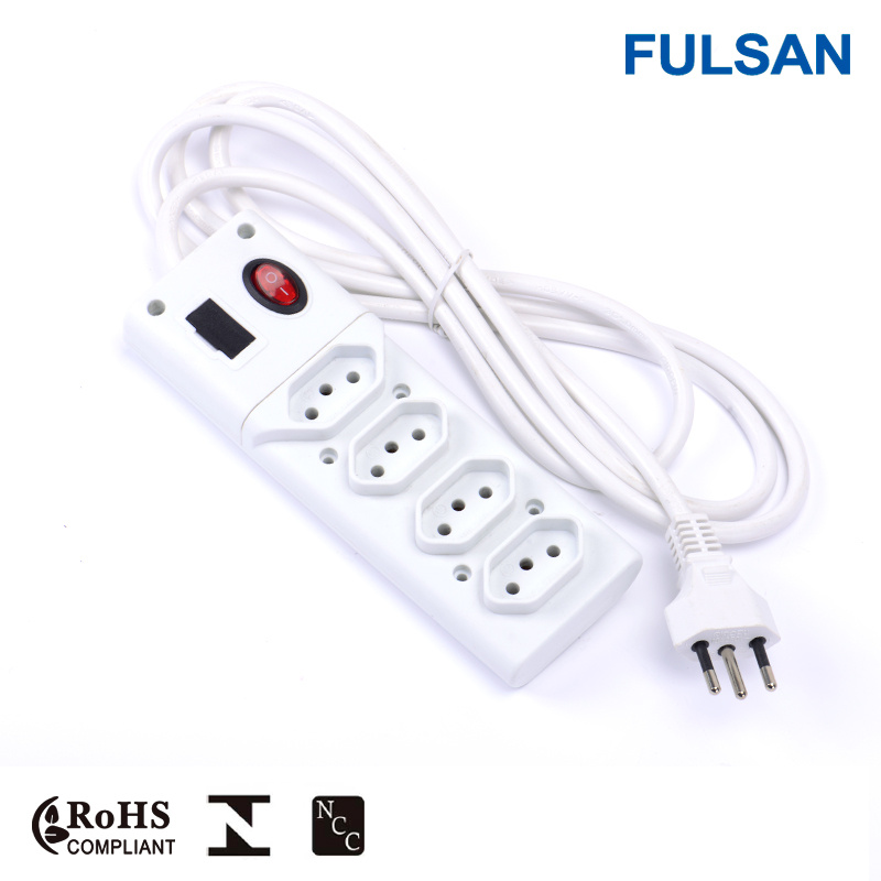 Brazil Extension Electrical Socket with Inmetro Certificate - Brazil ...