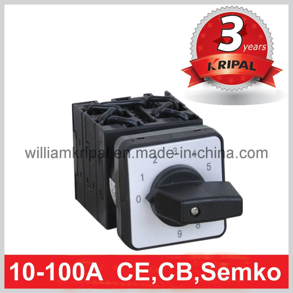 10 Positions Selector Switch - Selector Switches, Rotary Selector ...