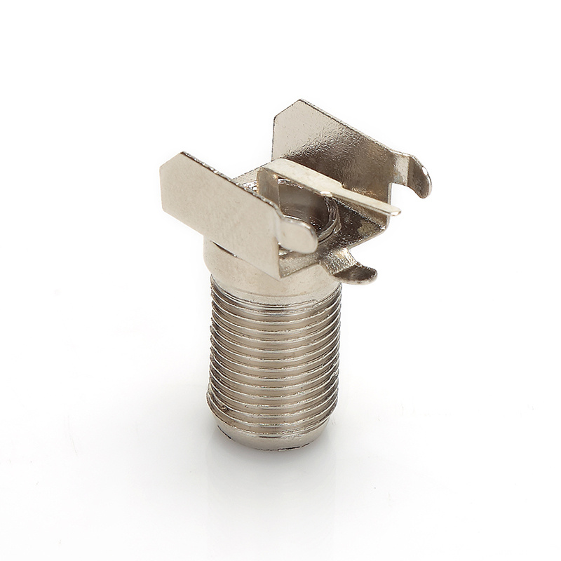 F Female Connector Right Angle Solder Electric Connector - F, F ...