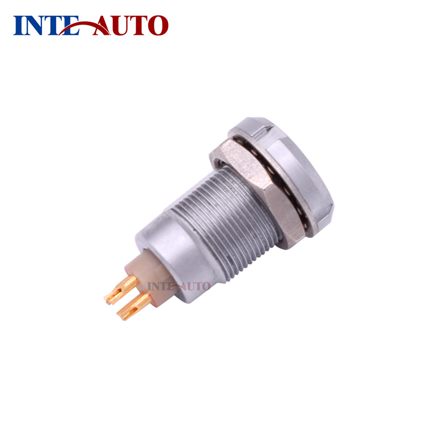 3 Pins Military Fischer Compatible Panel Connectors for Industrial Test ...