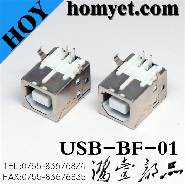USB B Type Female Connector for Electric Accessories (USB-BF-01) - USB ...