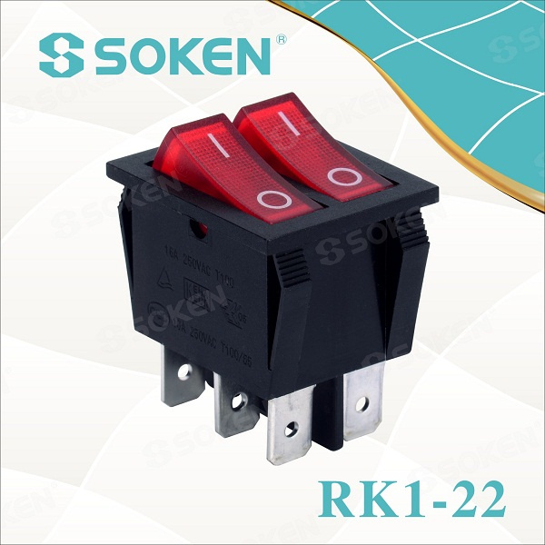 Soken Kema Keur Rocker Switch T125 55 - Rocker Switch, 1e4 T125, T85/55 ...