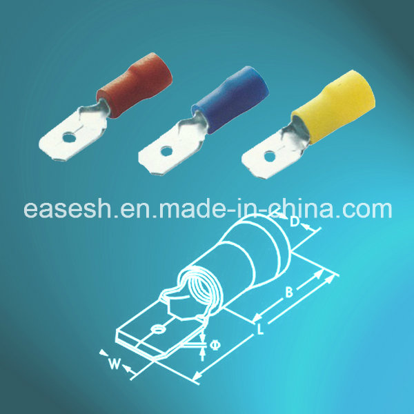 Manufacture Solderless Insulated Male Tab Crimp Terminals - Male Tab ...