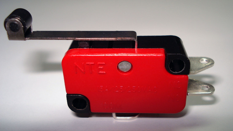 SGS Spst Micro Snap Action Switch with Roller Lever - Micro Switch ...