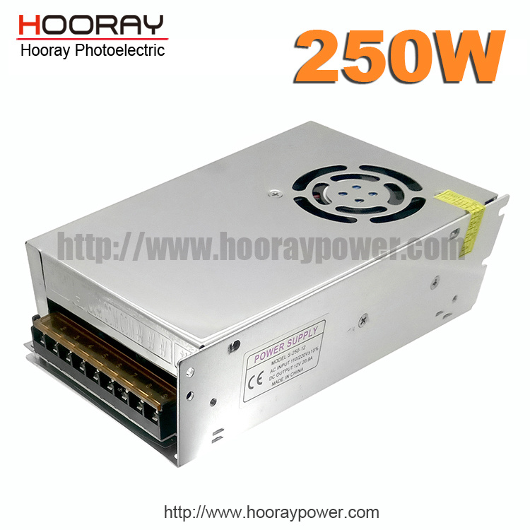 250W LED Power Supply 12V24V48V 20.8A CCTV Power Adapter 10.4A 5.2A ...