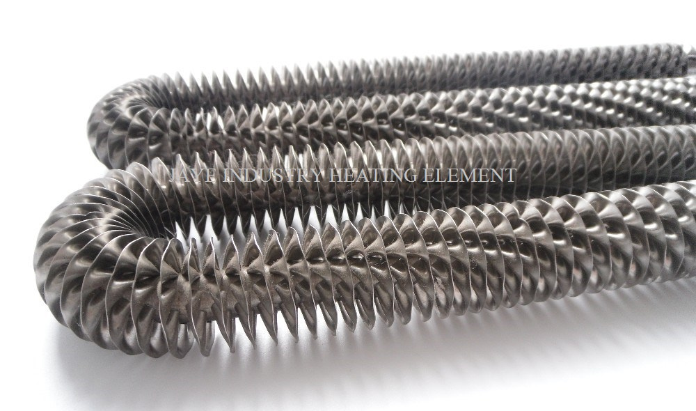 U Shape Electric Industrial Finned Tubular Air Heater - Finned Heater ...