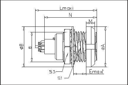 Female Metal Panel Mounting Connector Replacement ODU - Lemo ECG ...