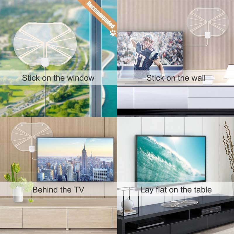 High Gain Antenna Reception by Zip Code - Indoor Antenna,HD Antenna,DVB ...