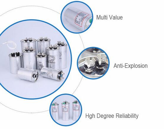 Air Conditioner Capacitor Castor Oil Capacitor Cbb65 - Capacitor, Run ...