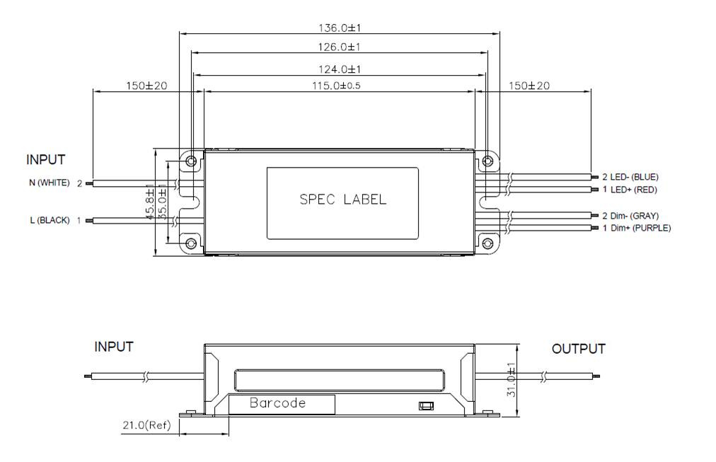 30W Programmable Constant Current LED Driver with Metal Case - LED ...