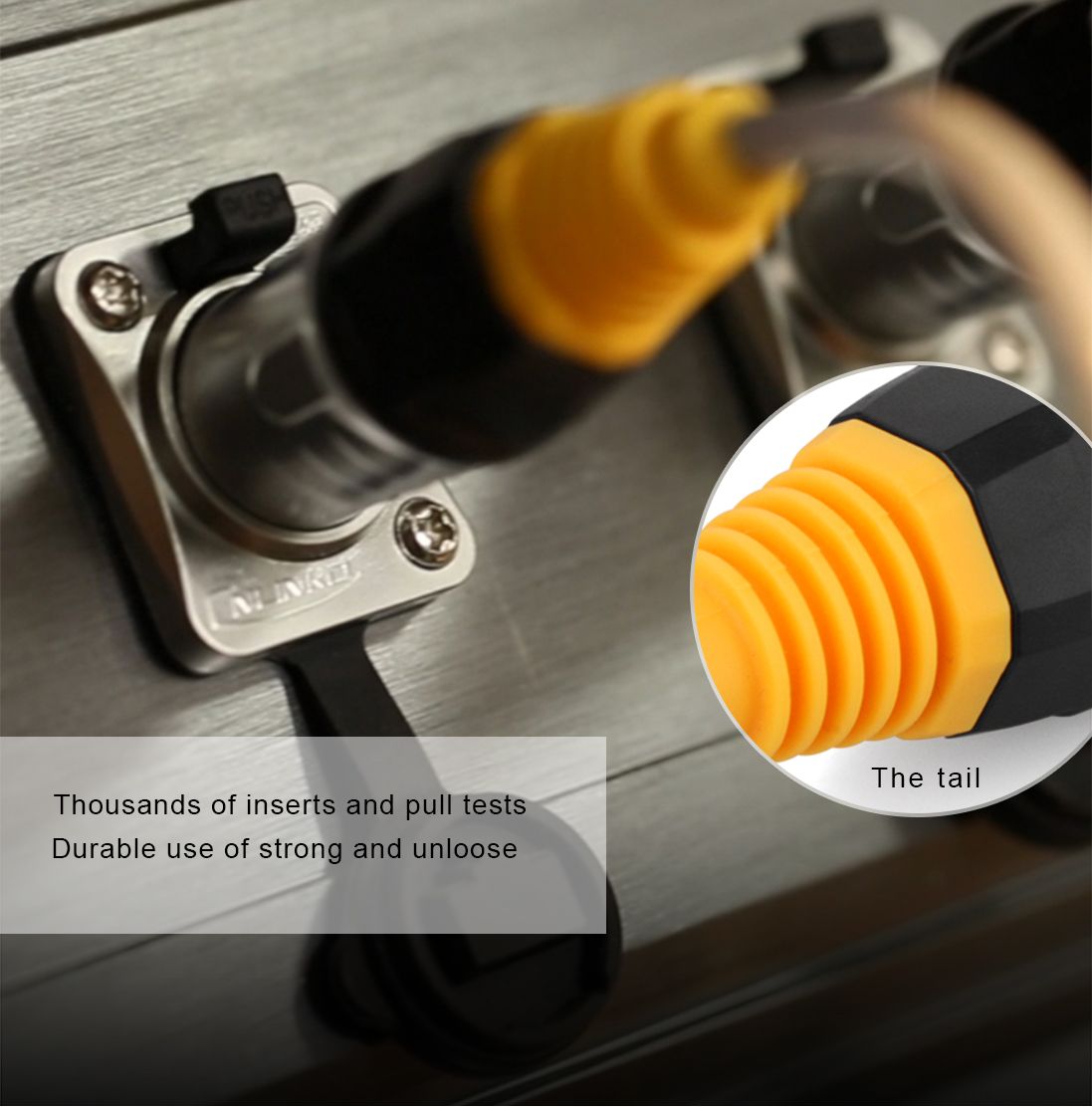 Outdoor Cat5 RJ45 Connector/IP65 Cat5e RJ45 Connector/Waterproof RJ45 ...