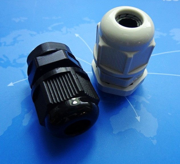 Waterproof Nylon Plastic Cable Glands (NCB) in White Black Grey ...