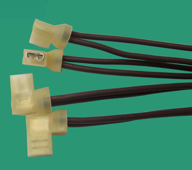 6.35mm Tab Size Cold Pressing Insulated Terminals - Faston Terminal ...