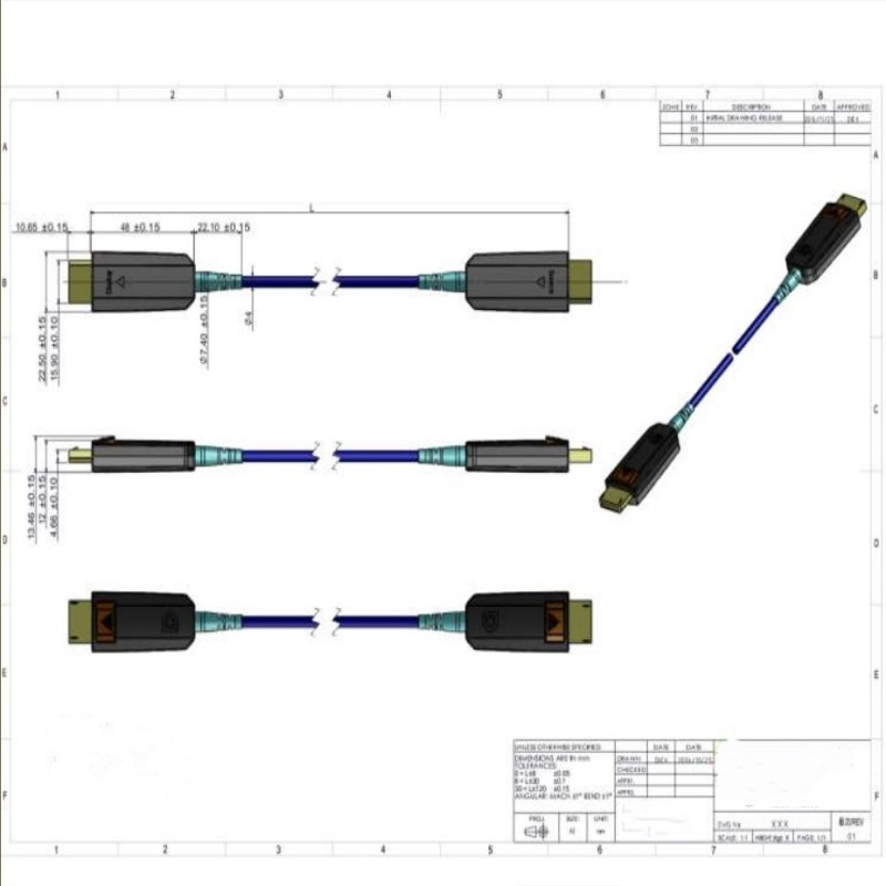 10m Displayport Dp1.4 Active Optical Cable - Optical Cable, Active ...