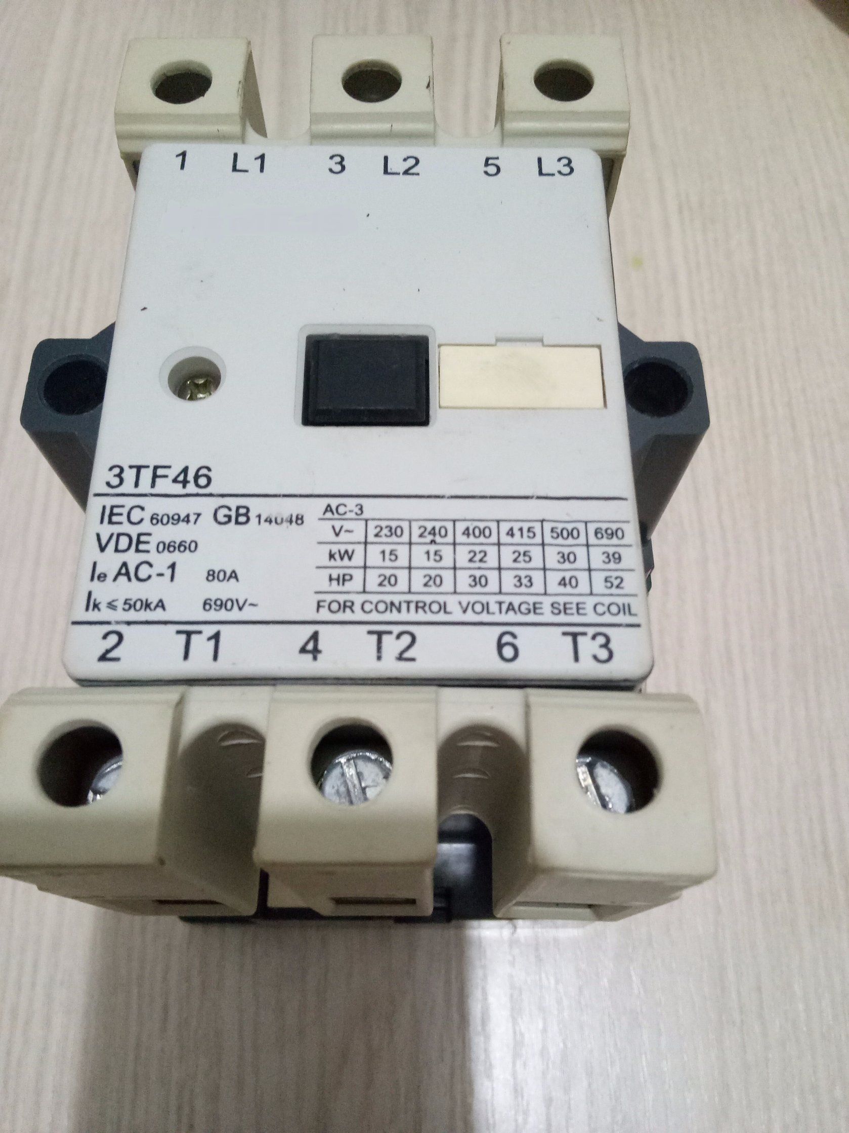 Professional Factpry AC Contactor 3TF48 49 AC Magnetic Contactor, 3TF ...