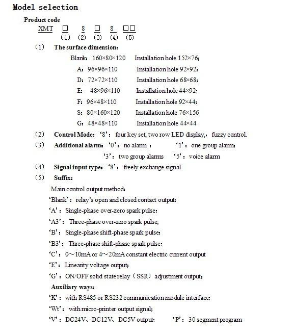 Xmtg-808 Digital Pid Temperature Controller with Ce, RoHS and UL Certificate - Temperature ...