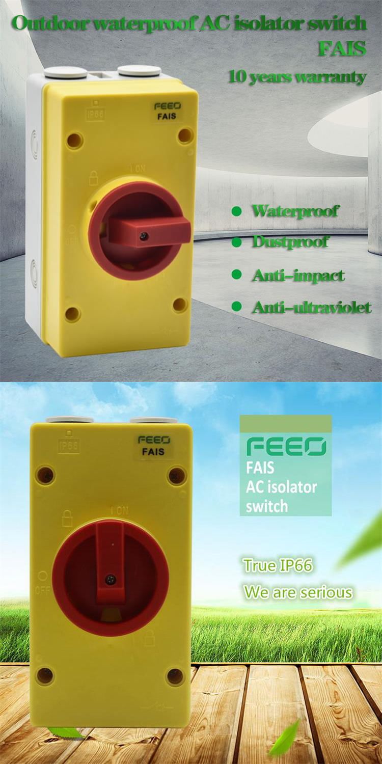 Newest Australian Standards AC Home Electric Type of Isolator Switches ...
