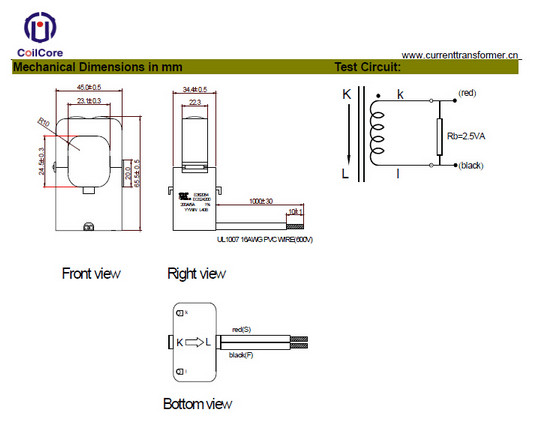 Factory Class 1.0 Split Core CT Low Voltage High Current Transformer ...