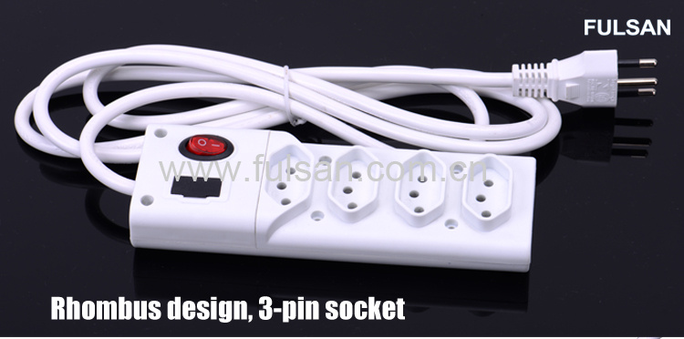 Brazil Extension Electrical Socket with Inmetro Certificate - Brazil ...