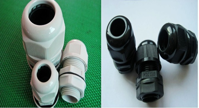 Waterproof Nylon Plastic Cable Glands (NCB) in White Black Grey ...
