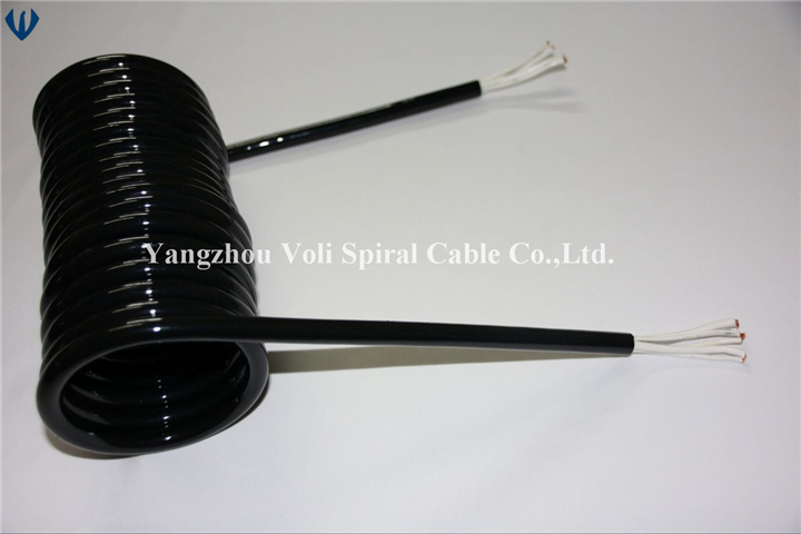 7 Pin Spiral Cables Spring Cables for Trailer or Heavy Truck - Spiral ...