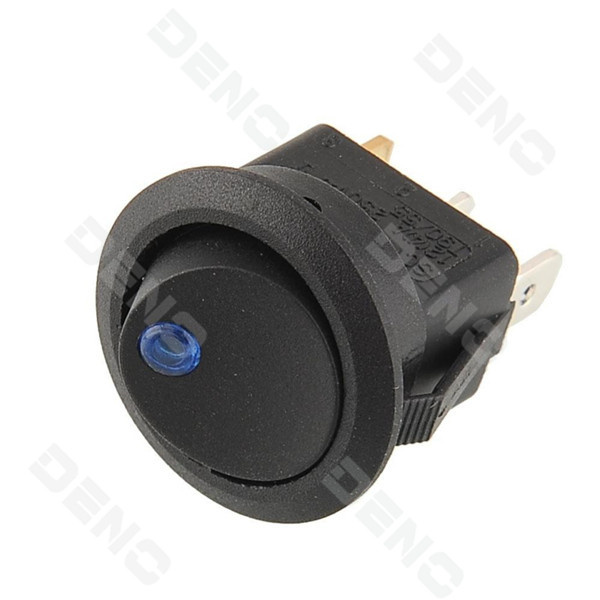 Automotive Round Black Kcd1 106 Rocker Switch - Boat Switch, Waterproof ...