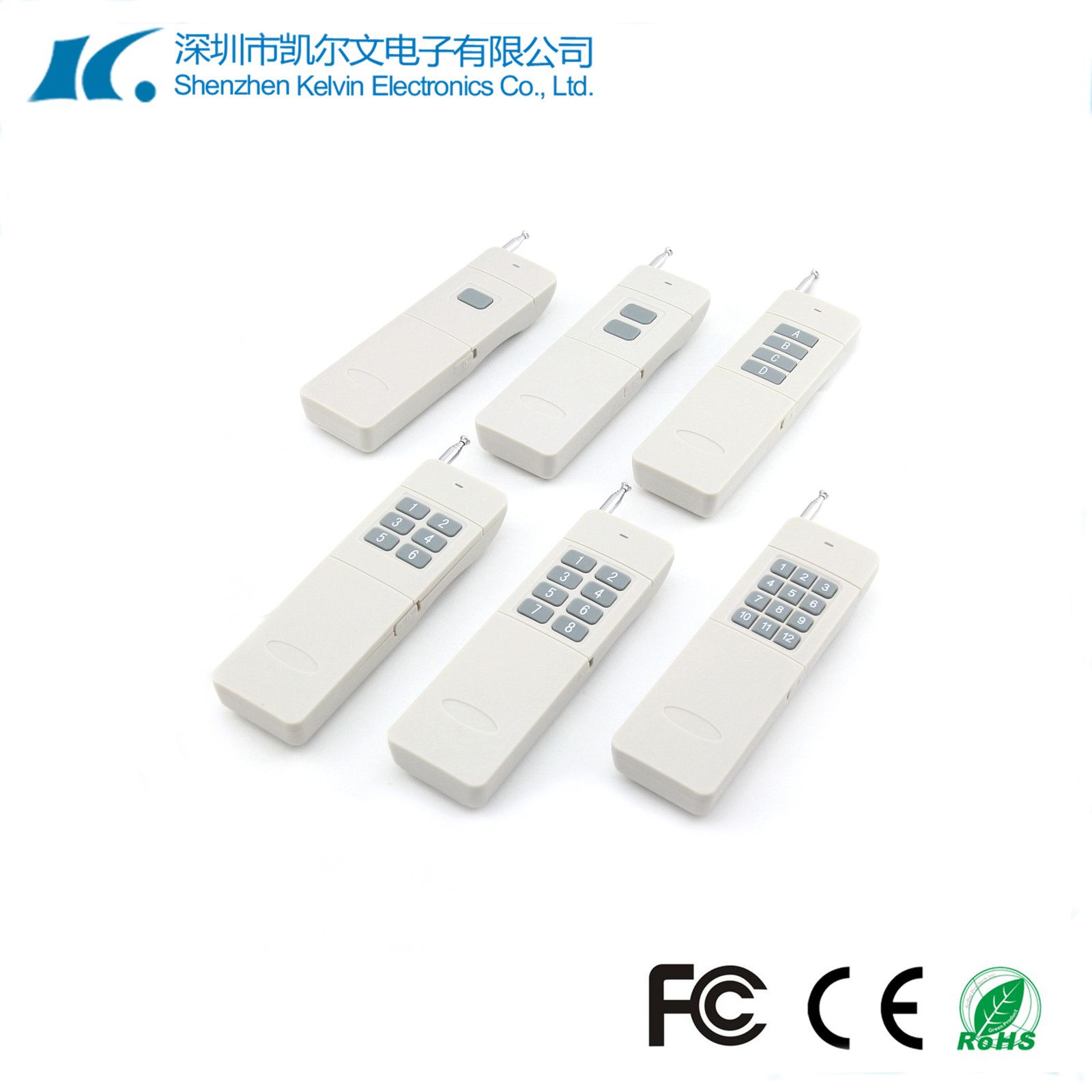 Two Channel 5km RF Remote Controller and Transmitter Kl5000-2 - Remote ...