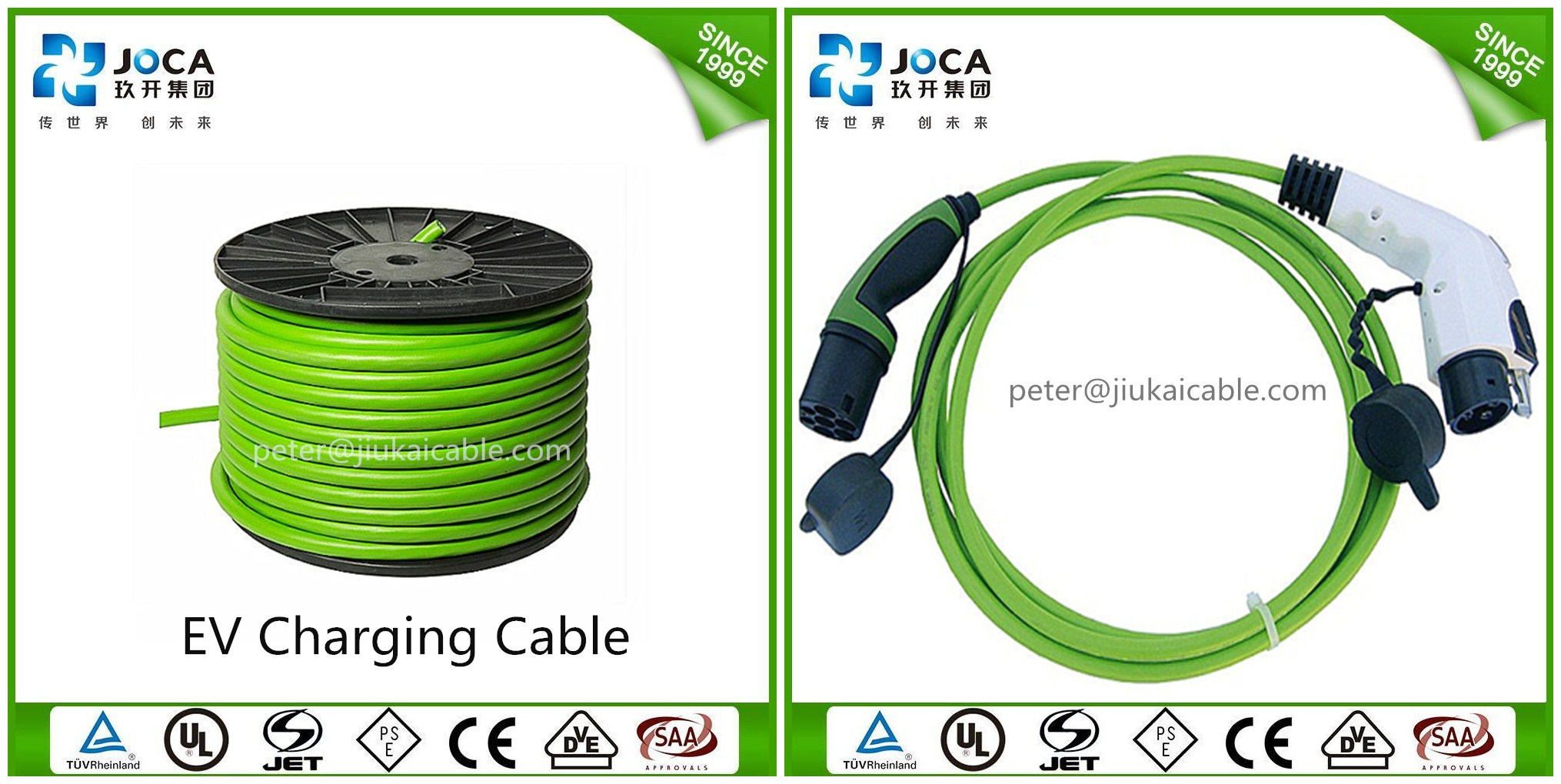 Electric Vehicle EV Cable with Battery Charger - Electric EV Cable ...