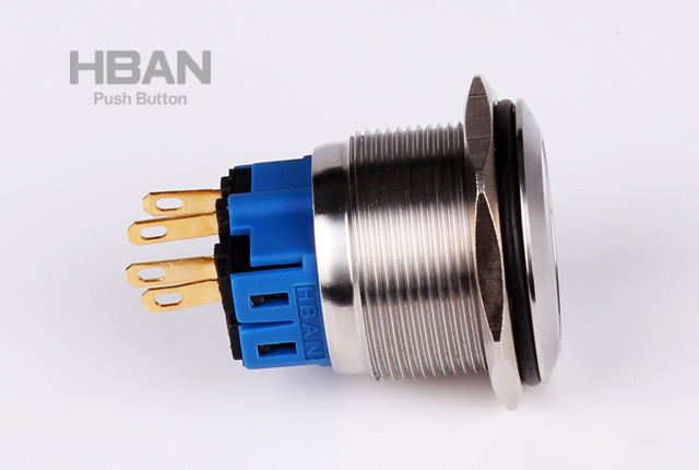 Hbgq25 25mm Anti-Vandal Waterproof Metal Switch, Pushbutton Switch - Switch,Metal Switch,Without ...