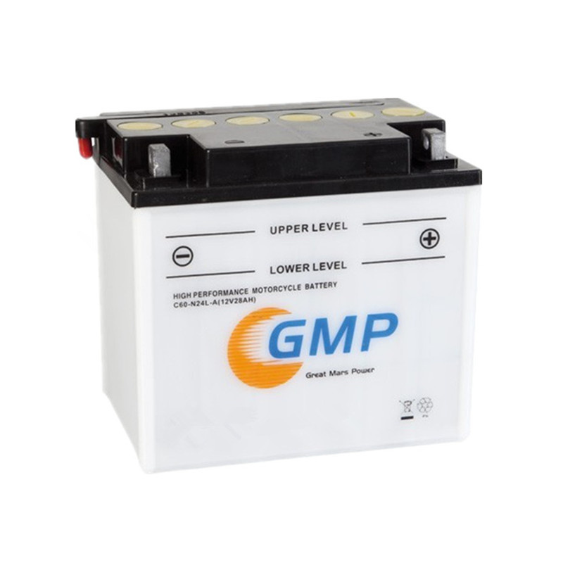 12V 28ah Dry Charge Conventional Motorcycle Lead Acid Battery C60-N24L ...