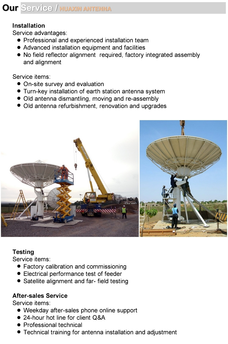 7.3m Fixed L-Band Rx Only Satellite Antenna - Receive Only Antenna ...