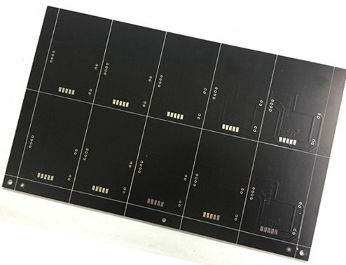 2 Layer Board with Black Solder Mask and OSP - Black Solder Mask, OSP ...