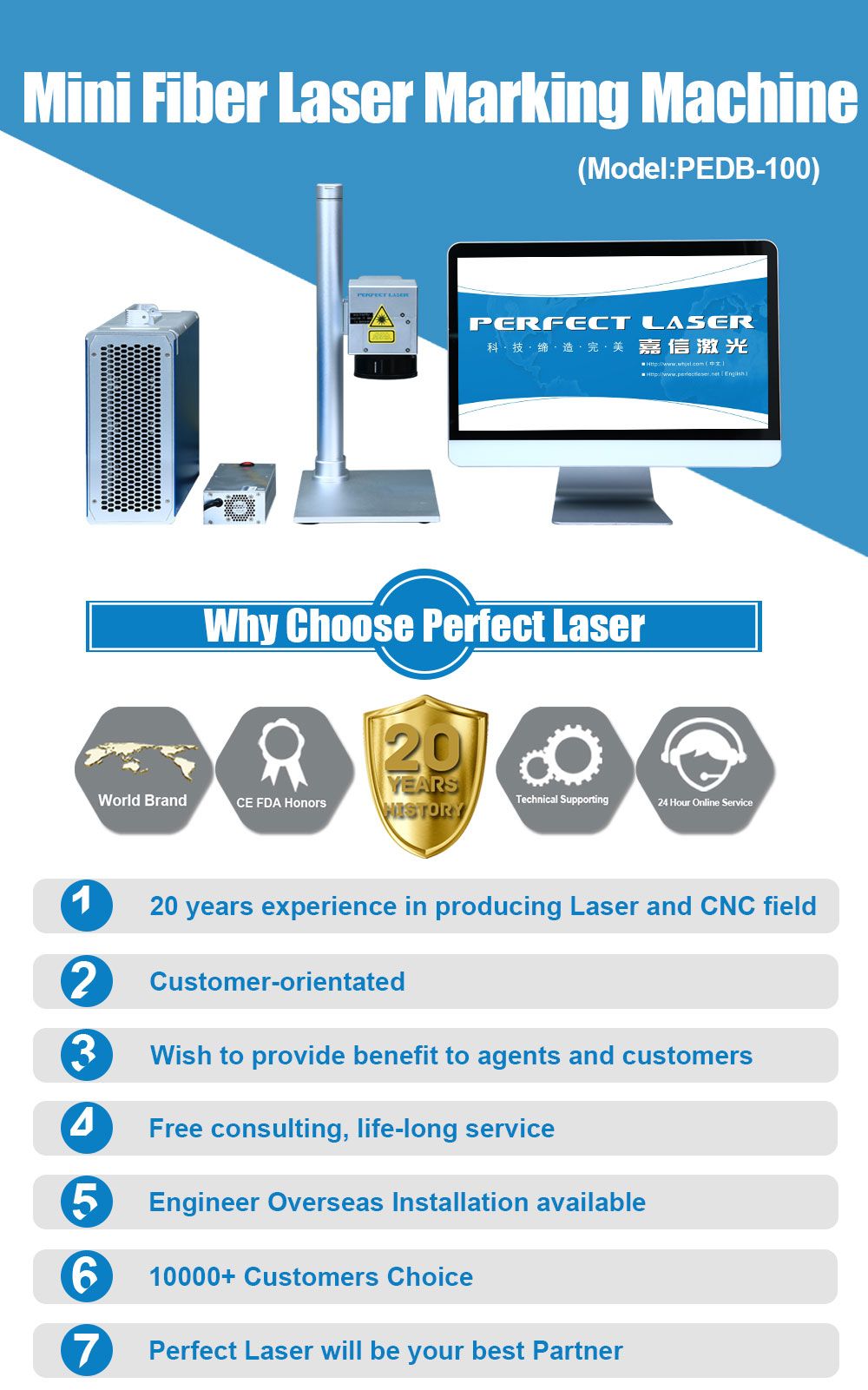 Mini Laser Marking Machine/ Fiber Laser Marker 10W 20W - Fiber Laser ...